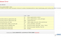 Discuz! Database Error - Discuz! X 问题求助 - Powered by Discuz!