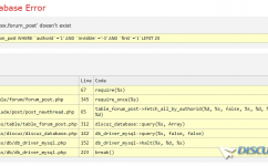 (1146) Table 'ultrax.forum_post' doesn't exist - Discuz! X 问题求助 ...