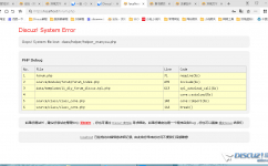 本地测试升级成功，但是论坛首页报错 - 问题求助 - Powered by Discuz!
