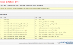 网站服务器重启，Discuz! Database Error - Discuz! X 问题求助 - Powered by Discuz!