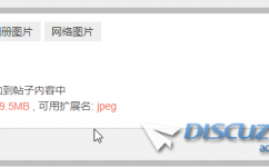 discuz3.5帖子编辑器里图片上传只支持jpeg吗 - 问题求助 - Powered by Discuz!