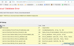 论坛1个板块列表突然报错 - Discuz! X 问题求助 - Powered by Discuz!