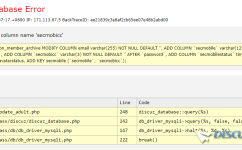 X3.4 升级X3.5 报错(1060) Duplicate column name 'secmobicc' - Discuz! X 问题求助 - Powered by Discuz!